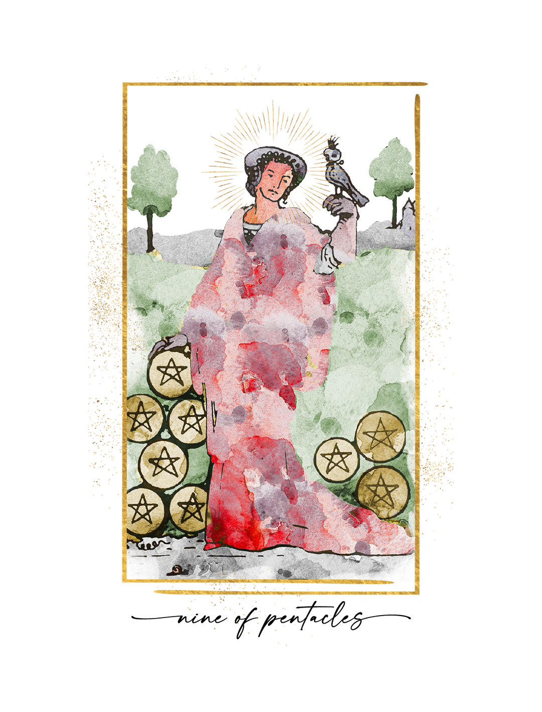 Nine of Pentacles Tarot Card Meaning – Writual Planner