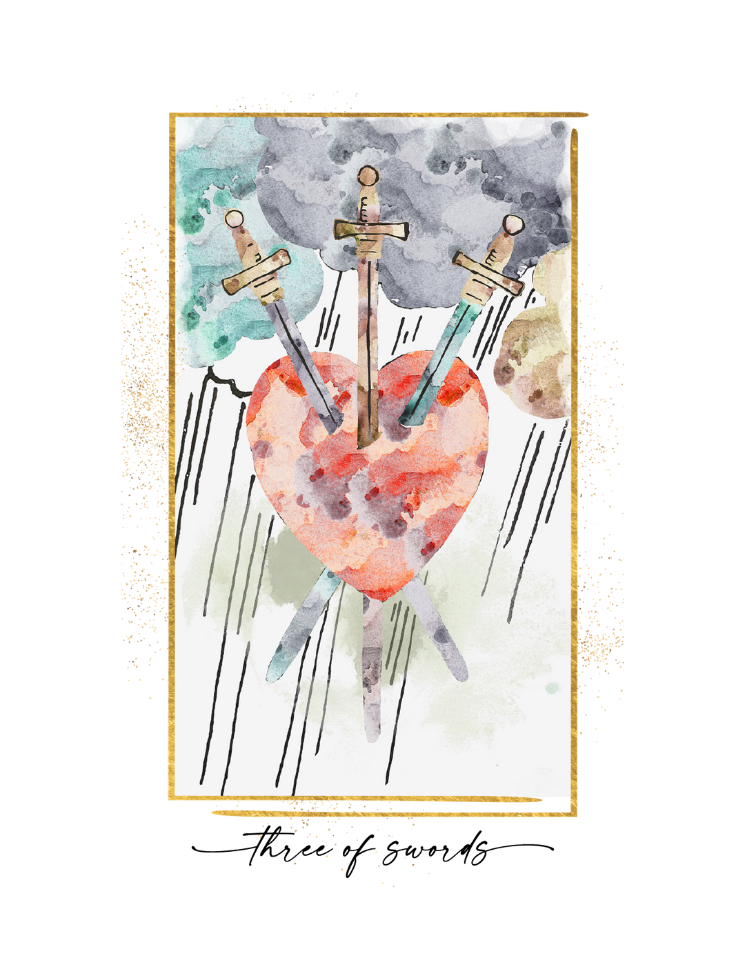 Three of Swords Tarot Card Meaning – Writual Planner