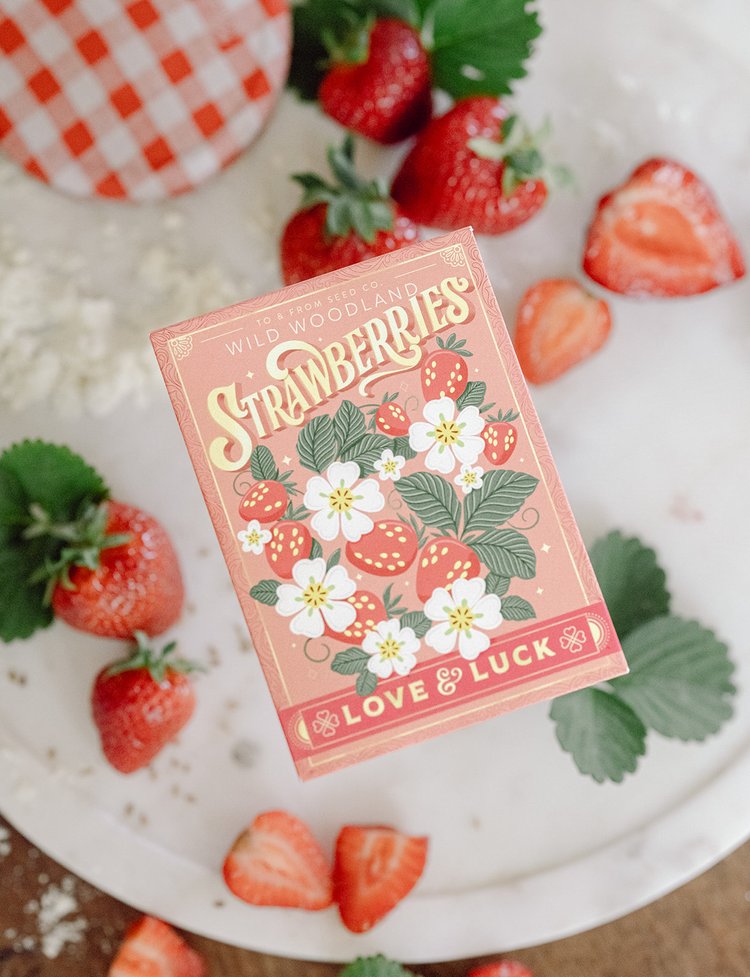 Floriography Seed Packet - Wild Strawberries (Love & Luck) – Writual ...